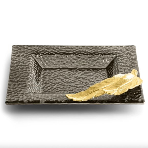Michael Aram | Dining | Michael Aram Feather Snack Dish New | Poshmark